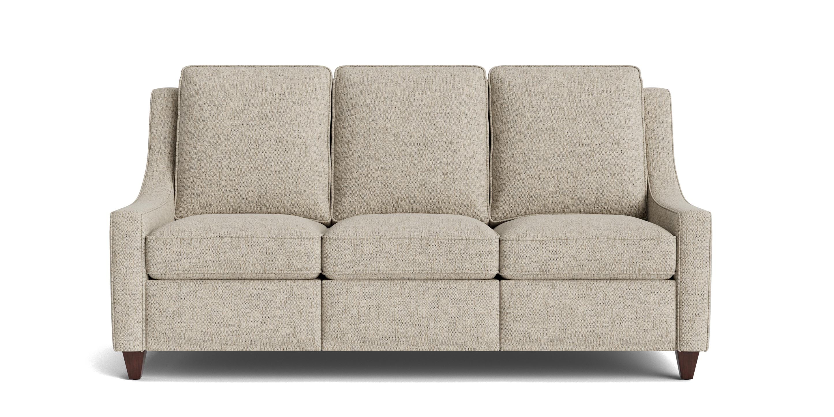 Magnificent Motion Slope Arm Reclining Sofa | Bassett Furniture