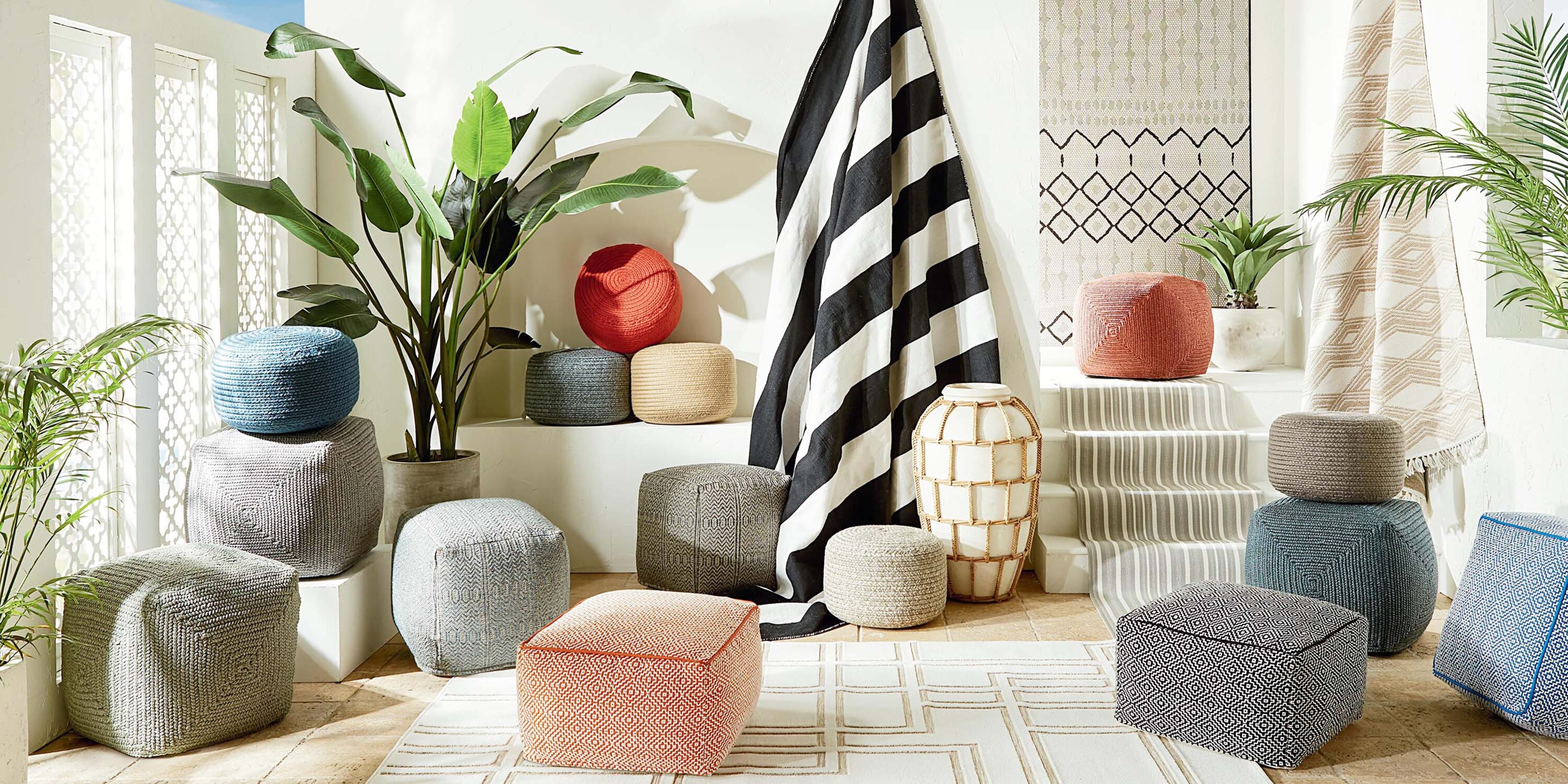 Sosha Pouf | Bassett Furniture