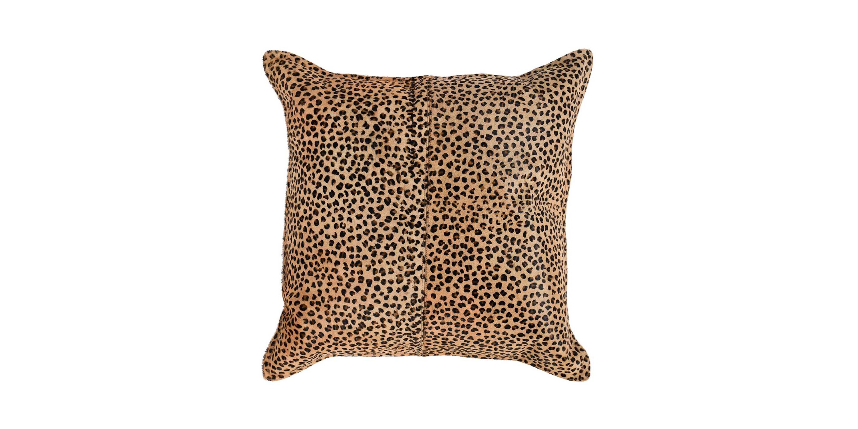 Leopard Hide Square Pillow | Bassett Furniture