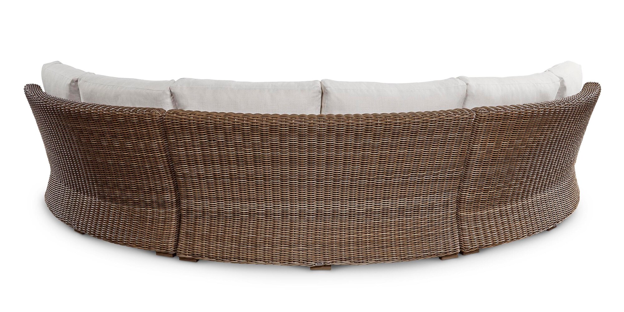 Huntington Curved Outdoor Sectional | Bassett Furniture